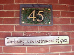 Nutmeg Designs Mosaic House Numbers: Safe for Outdoors - Nutmeg Designs ...