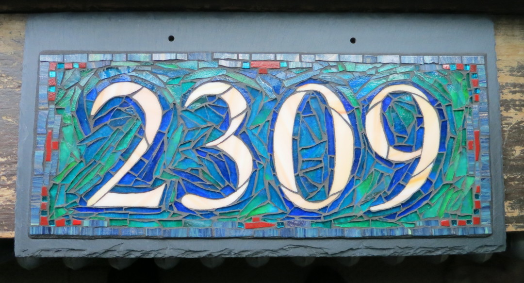 Colorway Guide to House Numbers: Emily Carr Peach - Nutmeg Designs ...