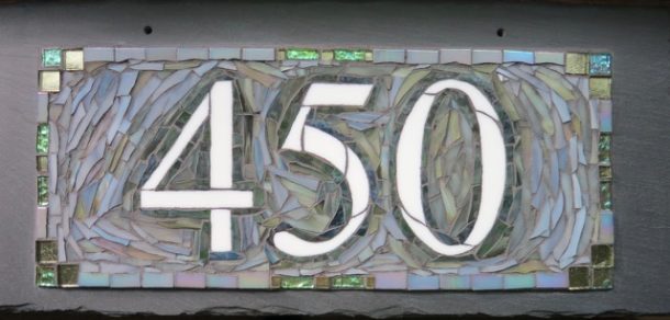 House Number Designed to Gracefully Cover a Hole in the Brick - Nutmeg ...