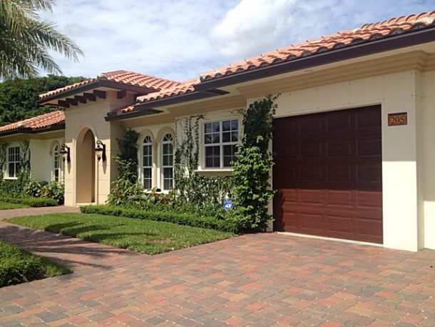 House Number with a Pop of Color for a Spanish Mission Style Home ...