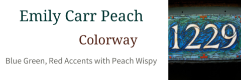 Colorway Guide to House Numbers: Emily Carr Peach - Nutmeg Designs ...